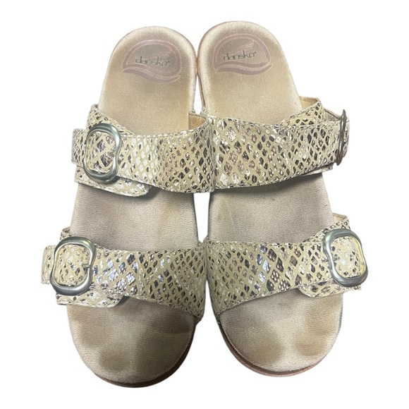 Dansko | Shoes | Dansko Sophie Animal Print Sandals | Poshmark